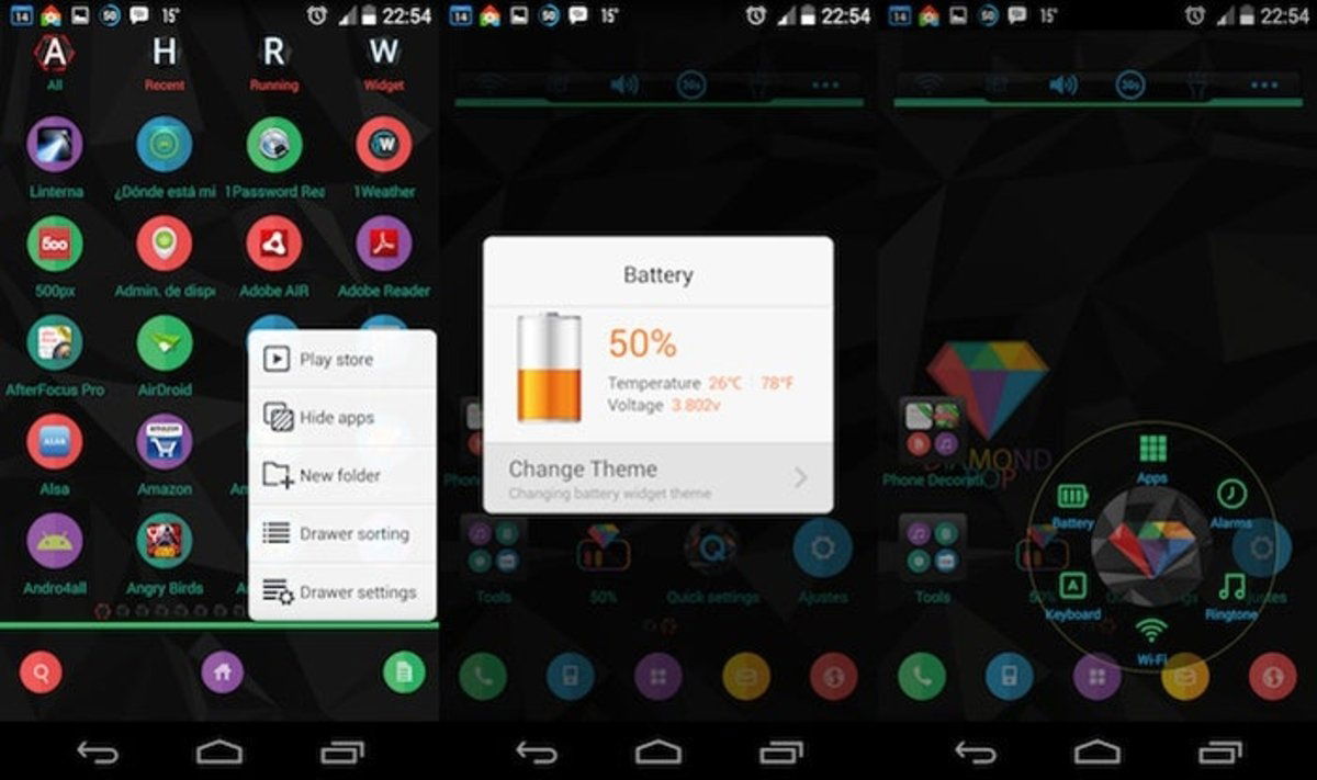 Probamos dodol Launcher, customización de altura en Android