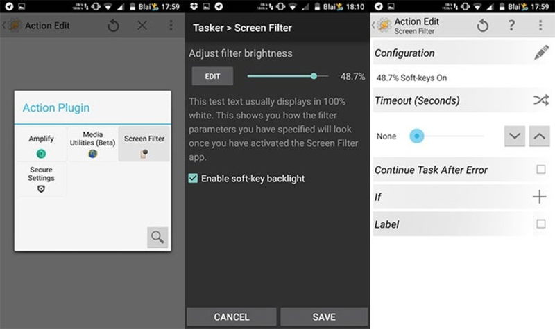 Tasker: activar modo avión y otros al quedar poca batería