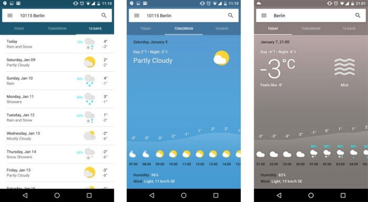 Ya disponible el nuevo diseño del tiempo en Google Now