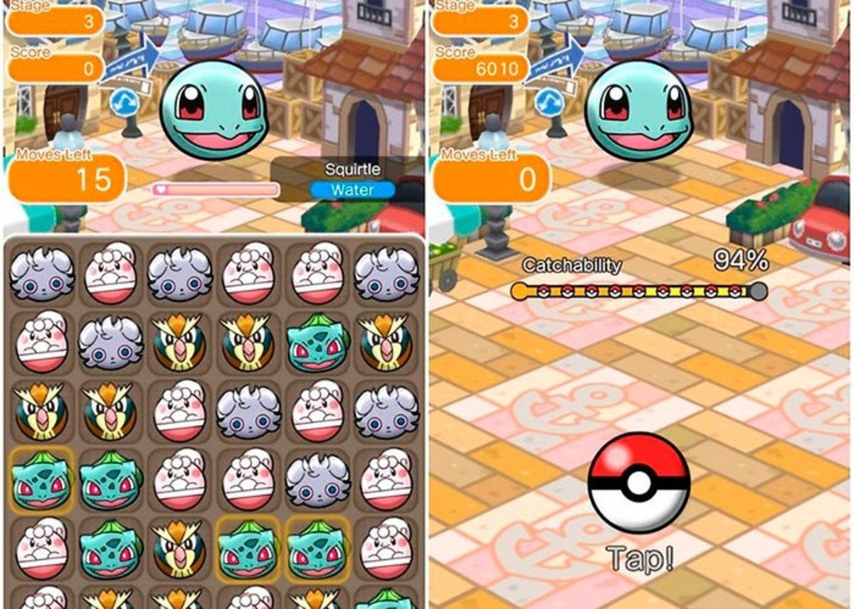 Los Pokémon llegan por fin a Android con Pokémon Shuffle