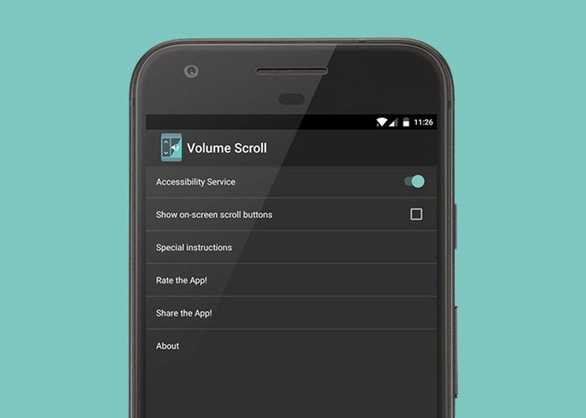 Cómo configurar los botones de volumen para desplazarse arriba y abajo ...