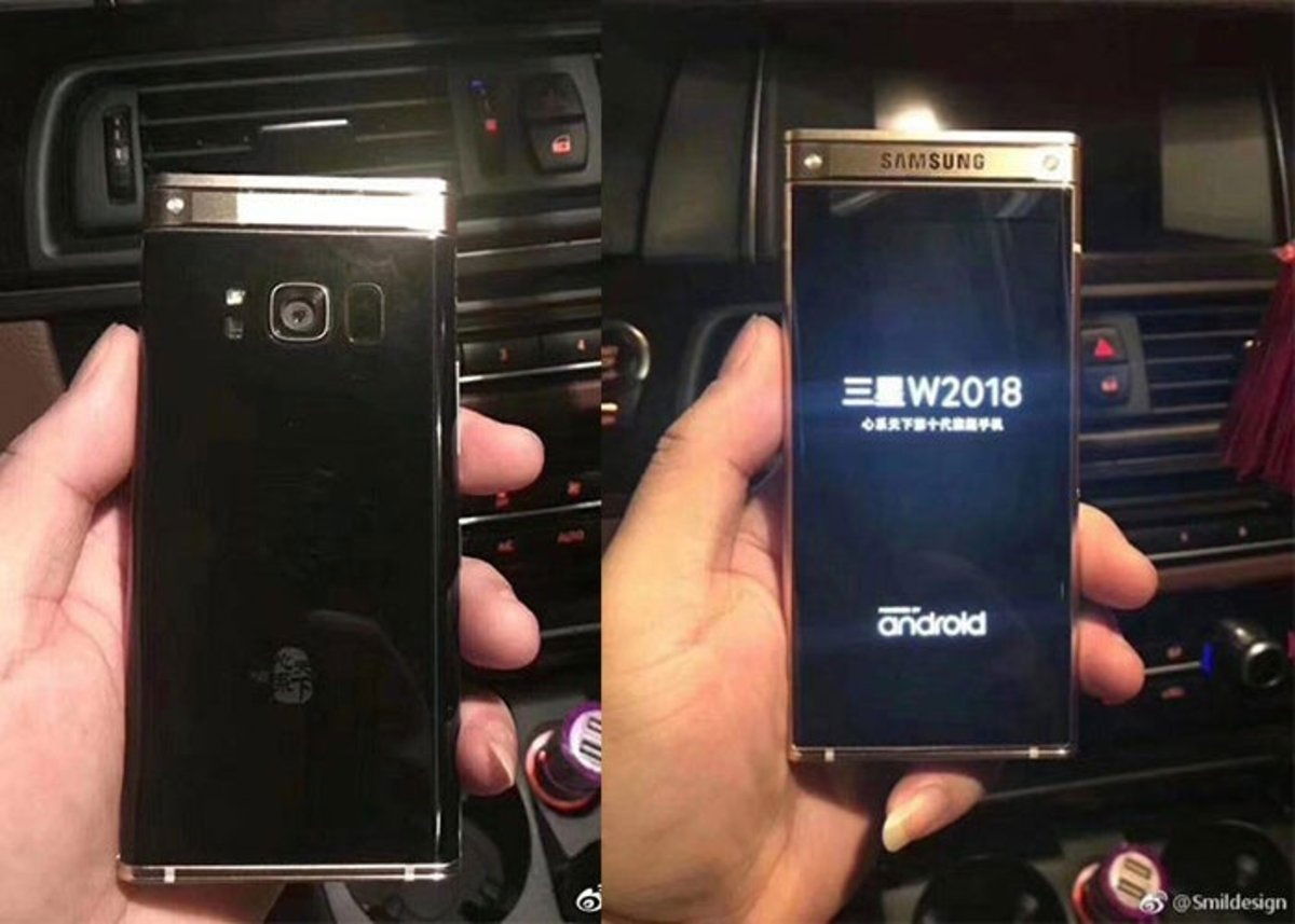 Así es el Samsung W2018, un teléfono 'de tapa' tan potente como el Galaxy Note8