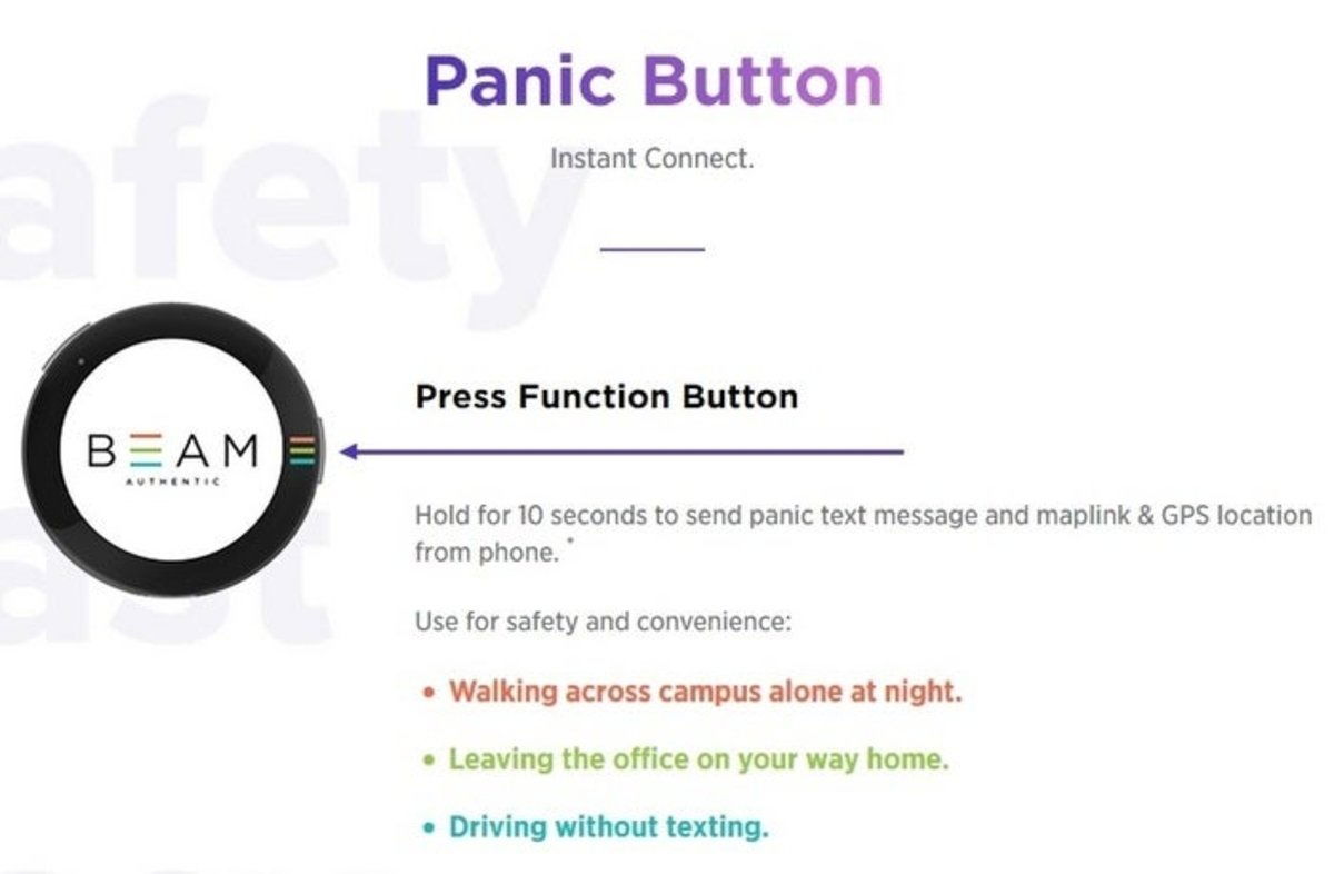 Así es Beam, el primer wearable personalizable en forma de chapa