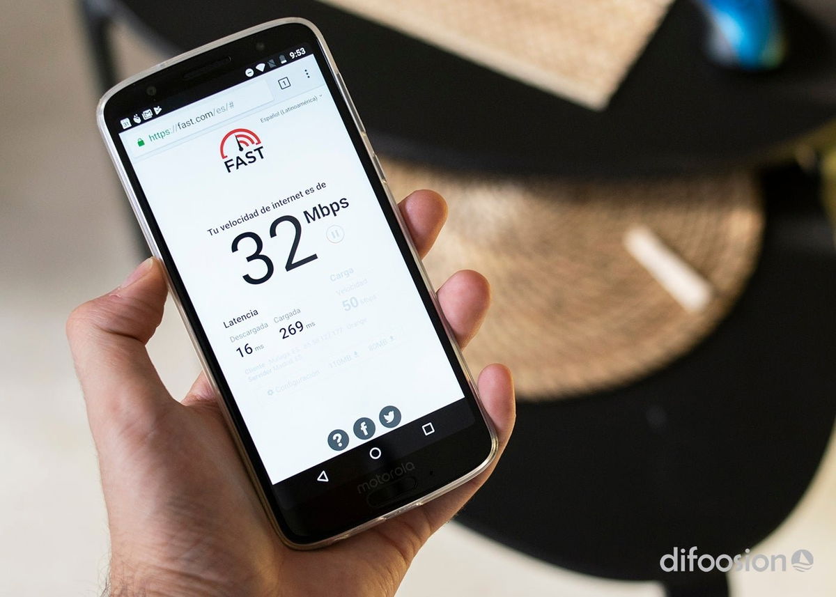 Cómo saber la velocidad de tu conexión a Internet en el móvil