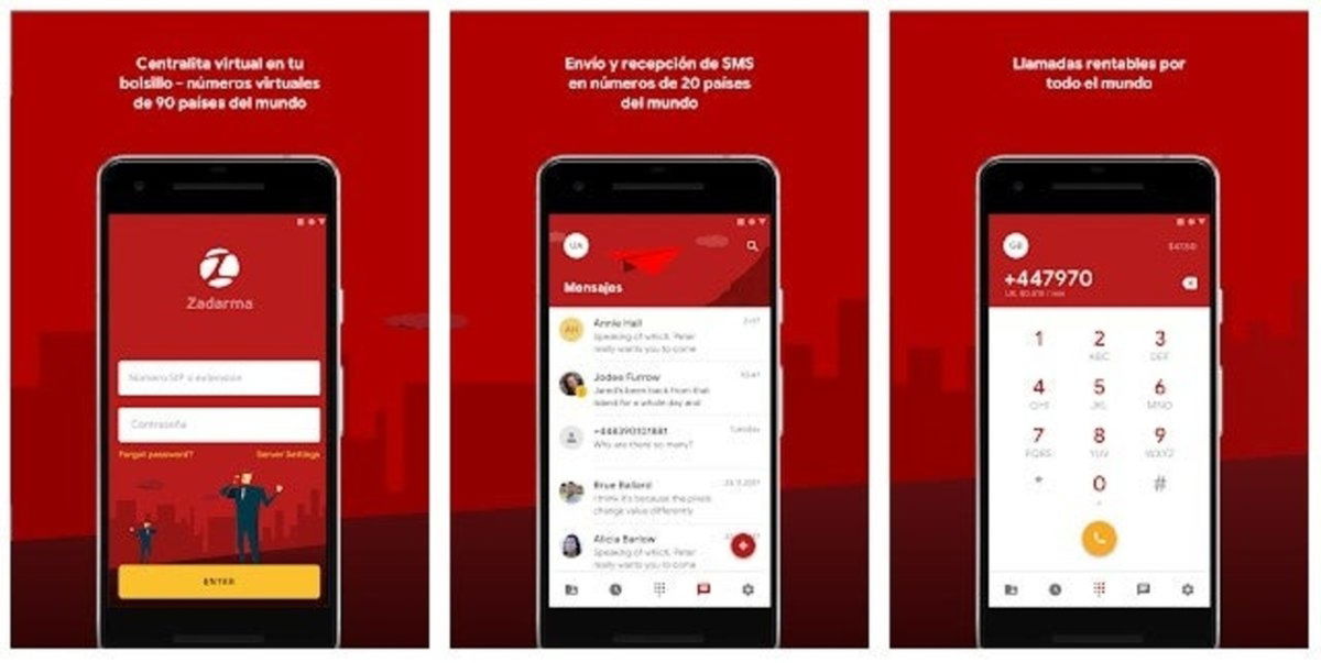Así funciona Zadarma, el servicio VoIP y SMS más útil en Android