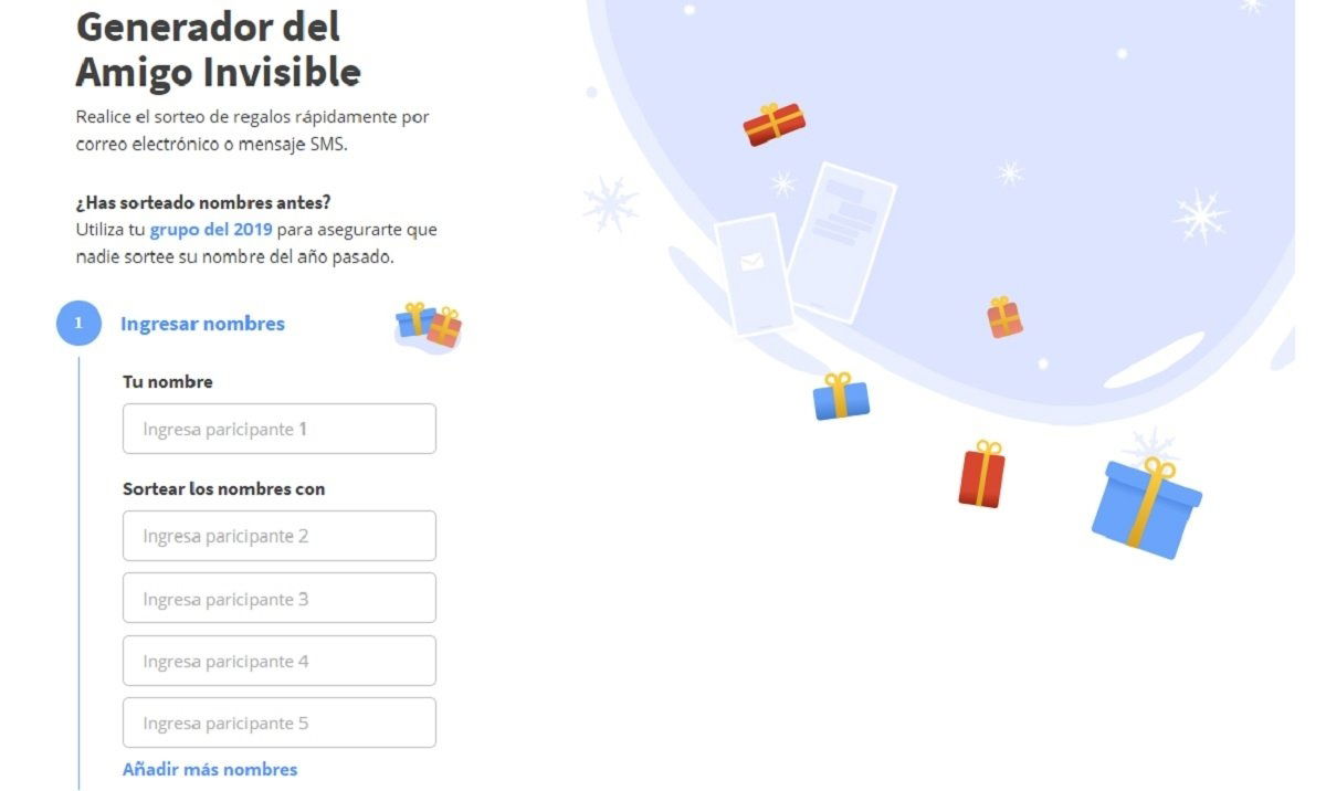 9 apps y webs para hacer el sorteo del amigo invisible