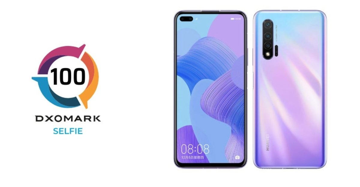 DxOMark elige la mejor cámara selfie del año: el Huawei Nova 6 5G