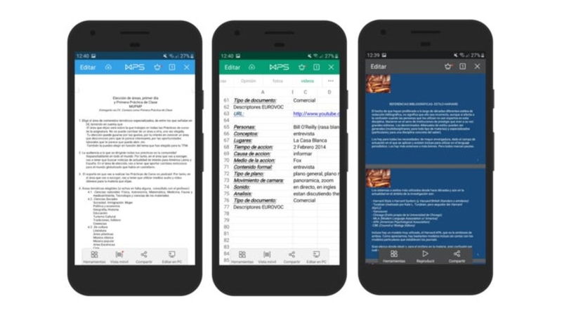Abrir archivos Word y Excel en Android: mejores apps y trucos
