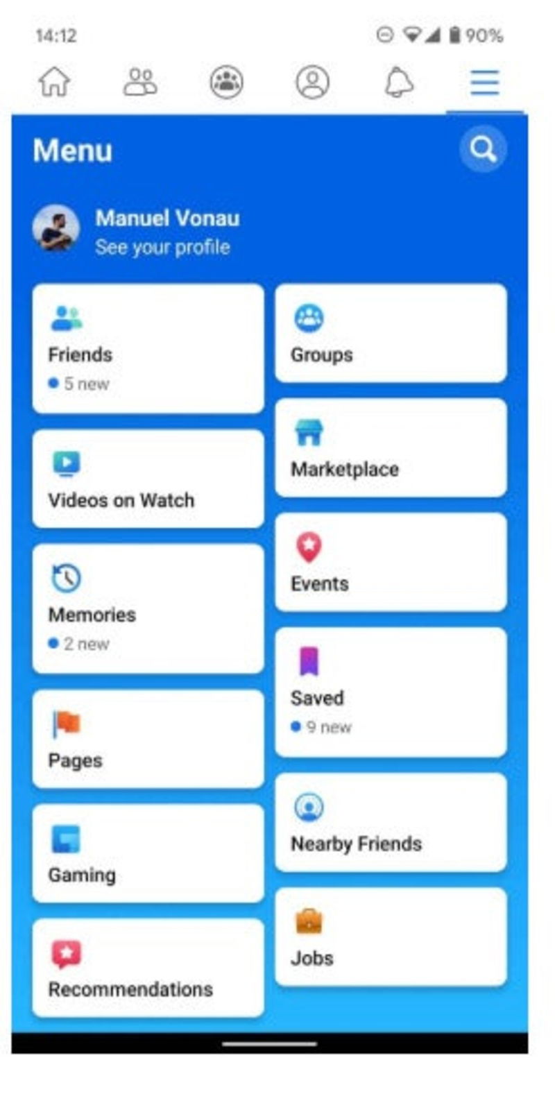Facebook tiene en marcha una nueva interfaz de usuario en Android