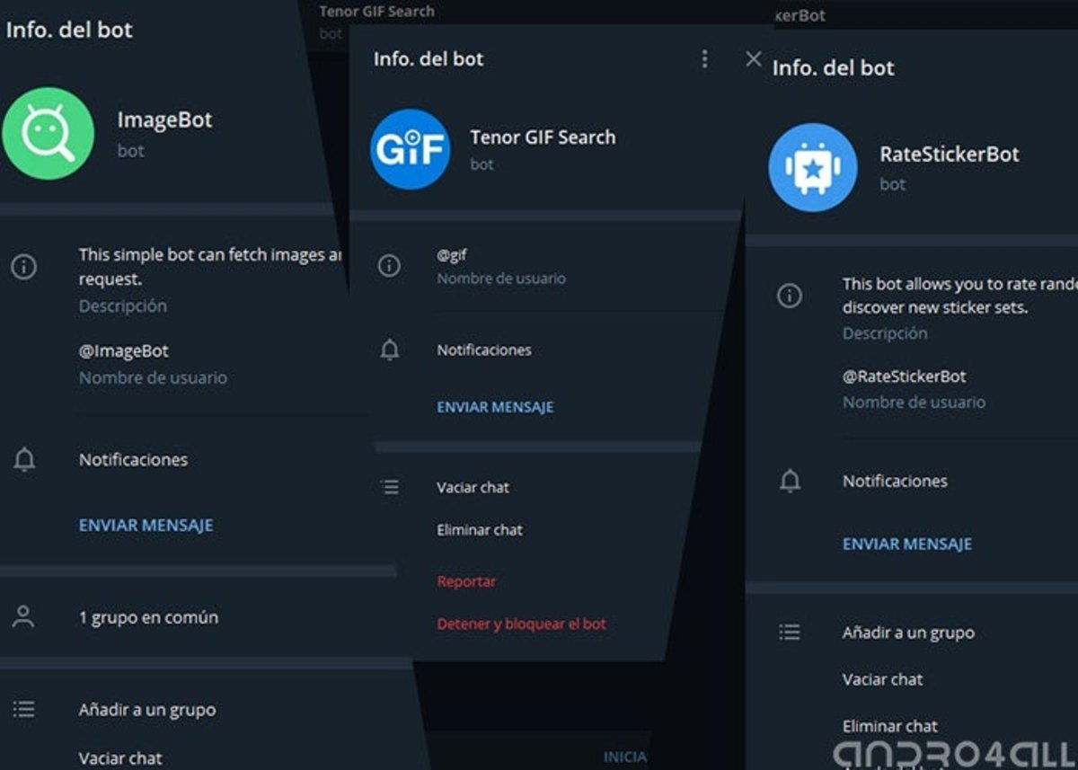 Cómo añadir bots a los grupos de Telegram