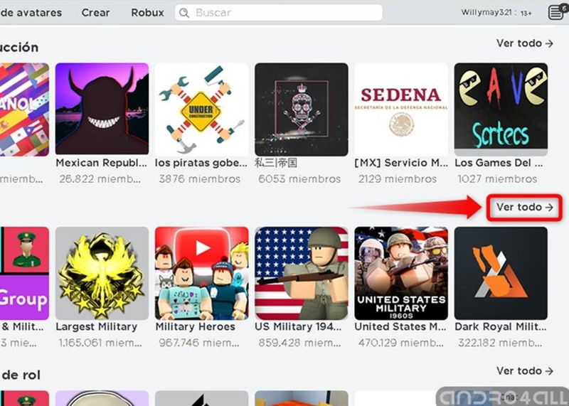 Cómo crear grupos en Roblox o unirse a grupos ya creados