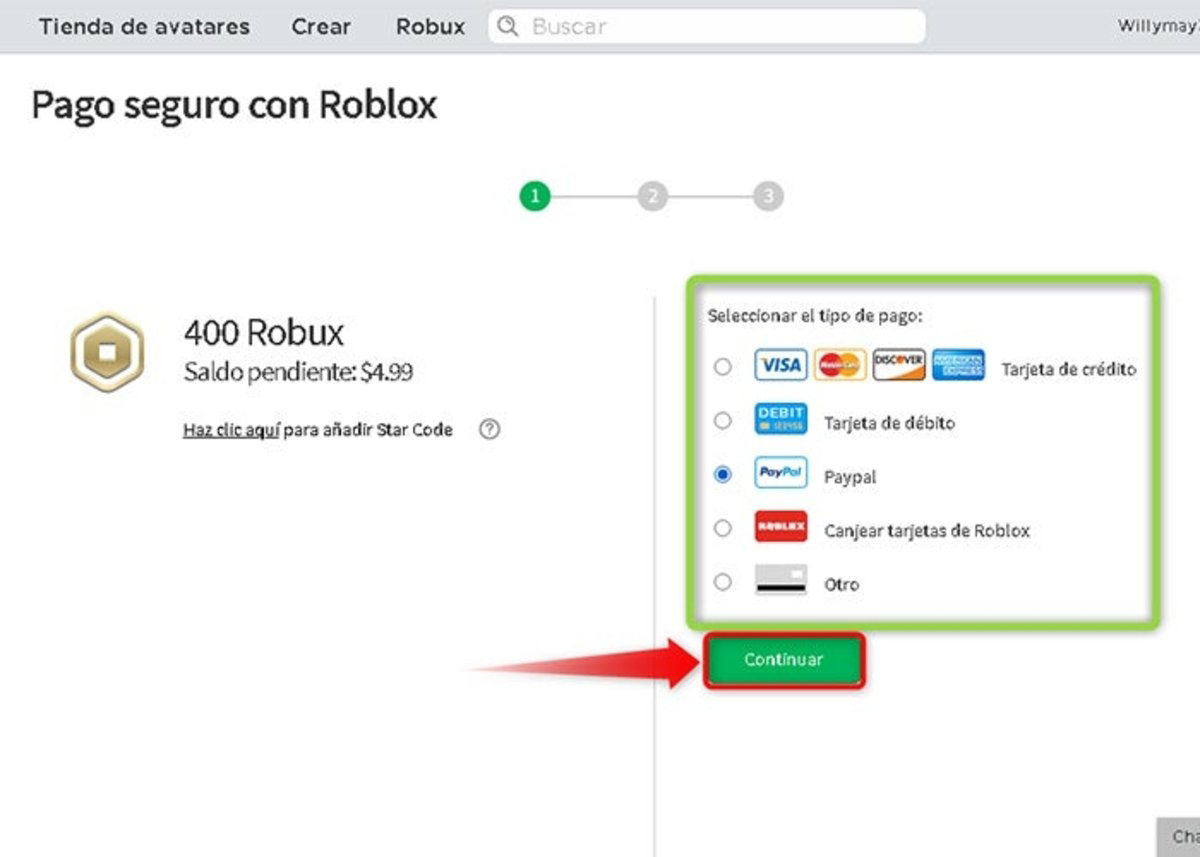 Cómo comprar Robux para Roblox