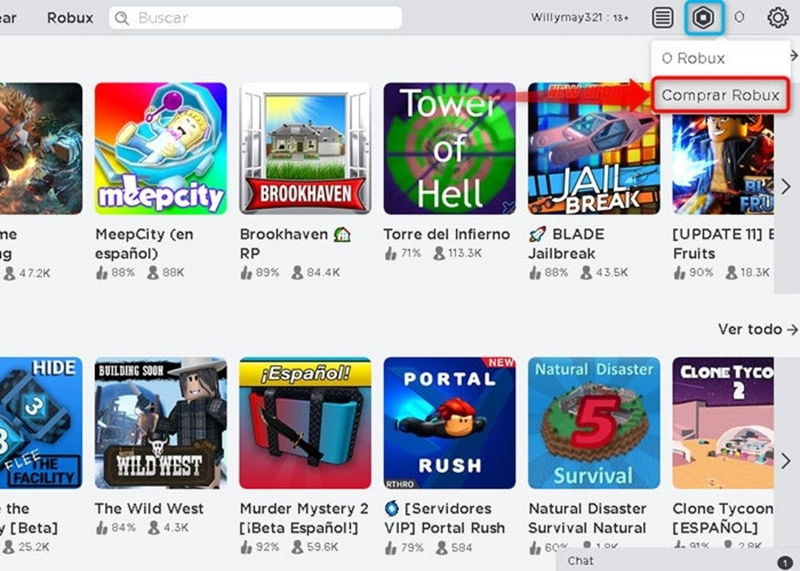 Cómo comprar Robux para Roblox