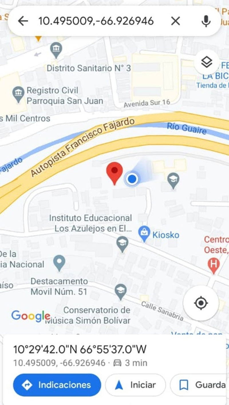 ¿Cómo veo mis coordenadas en Google Maps?