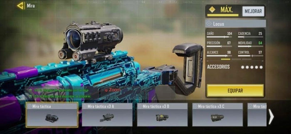 Las mejores miras de Call of Duty: Mobile