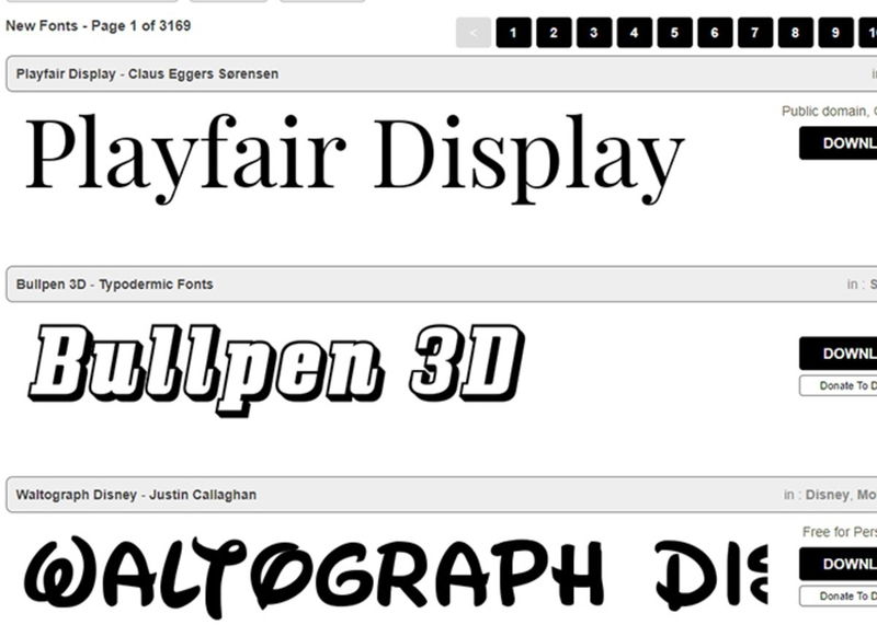 Las mejores 8 webs con fuentes de letras: encuentra tipografías gratis