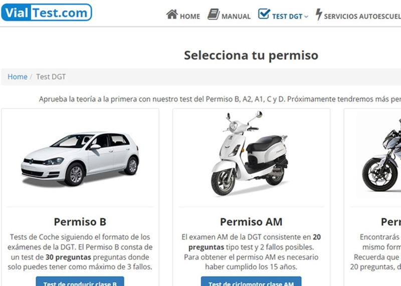 Mejores 8 webs con tests gratis para aprobar el carnet de conducir