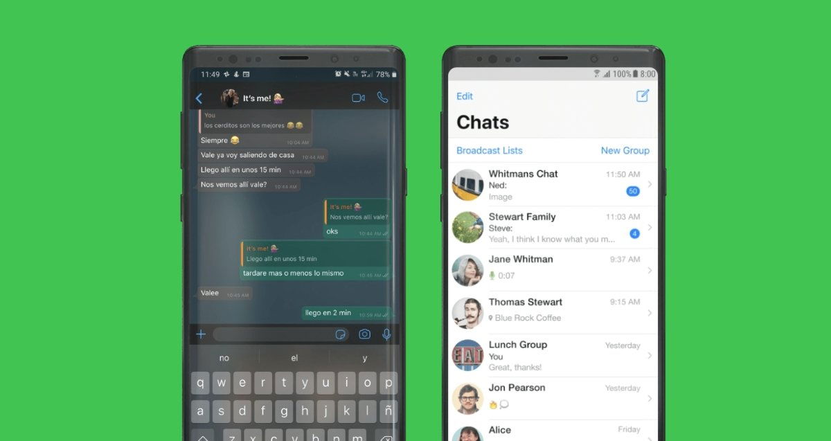 10 diferencias entre el WhatsApp de Android y el de iOS 10 diferencias entre el WhatsApp de Android y el de iOS