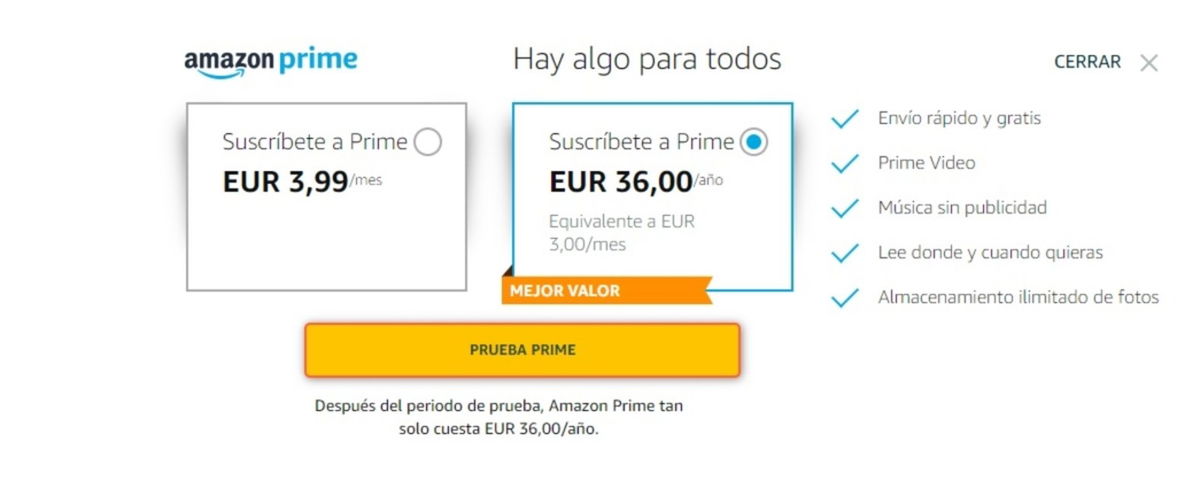 Amazon Prime: qué es, cuánto vale, ventajas y servicios (2022)