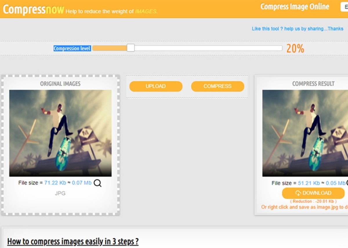 8 webs para cambiar el tamaño y comprimir imágenes gratis y online