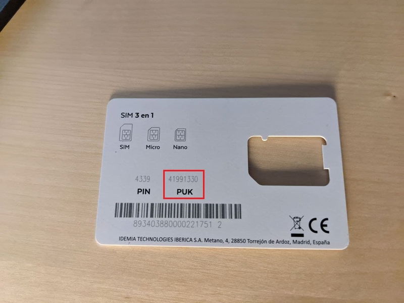 Qué es el código PUK, para que sirve y cómo conseguir el tuyo