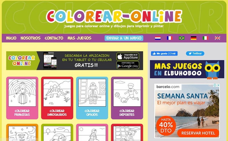15 páginas web para pintar y dibujar gratis y online