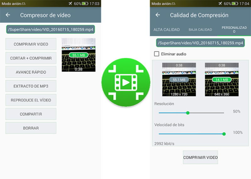 Las mejores 8 aplicaciones para convertir y comprimir vídeo en Android