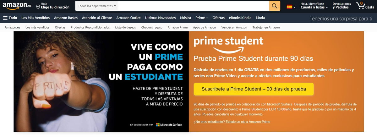Amazon Prime Student: cómo registrarse, precio y diferencias que Amazon ...