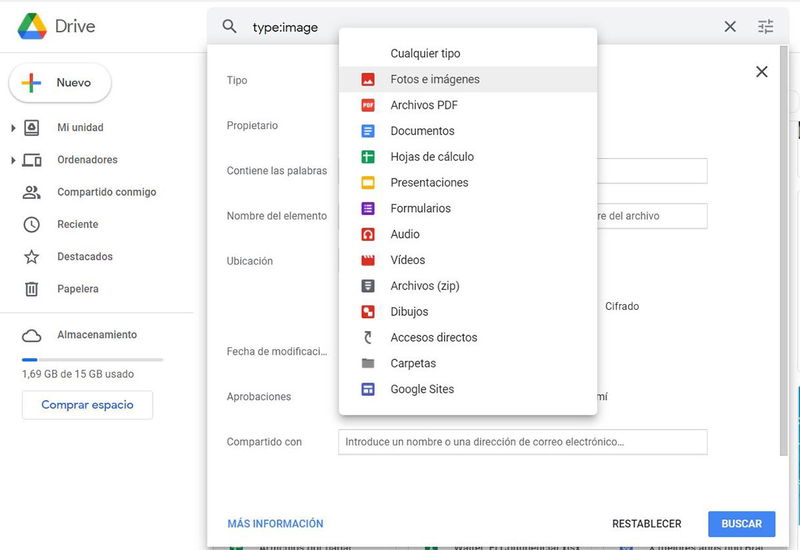 Cómo buscar en Google Drive: 6 filtros que puedes usar