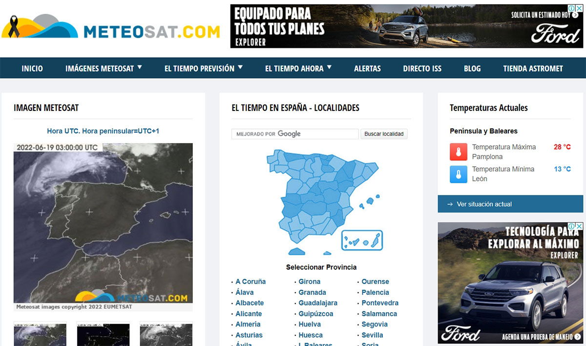 Las mejores 9 webs para consultar la previsión del tiempo