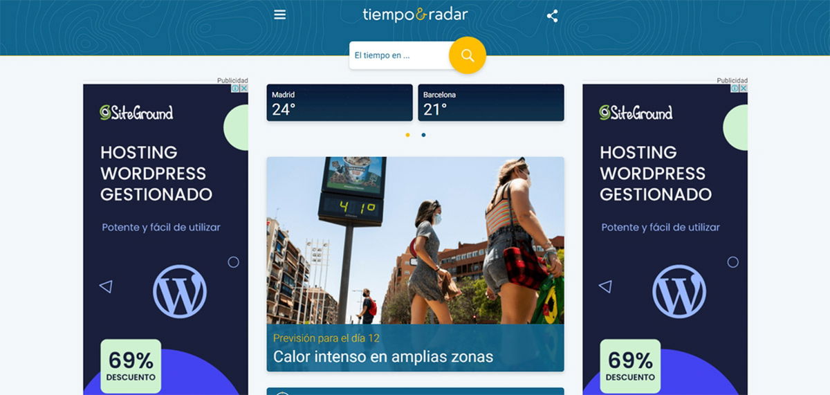 Las mejores 9 webs para consultar la previsión del tiempo