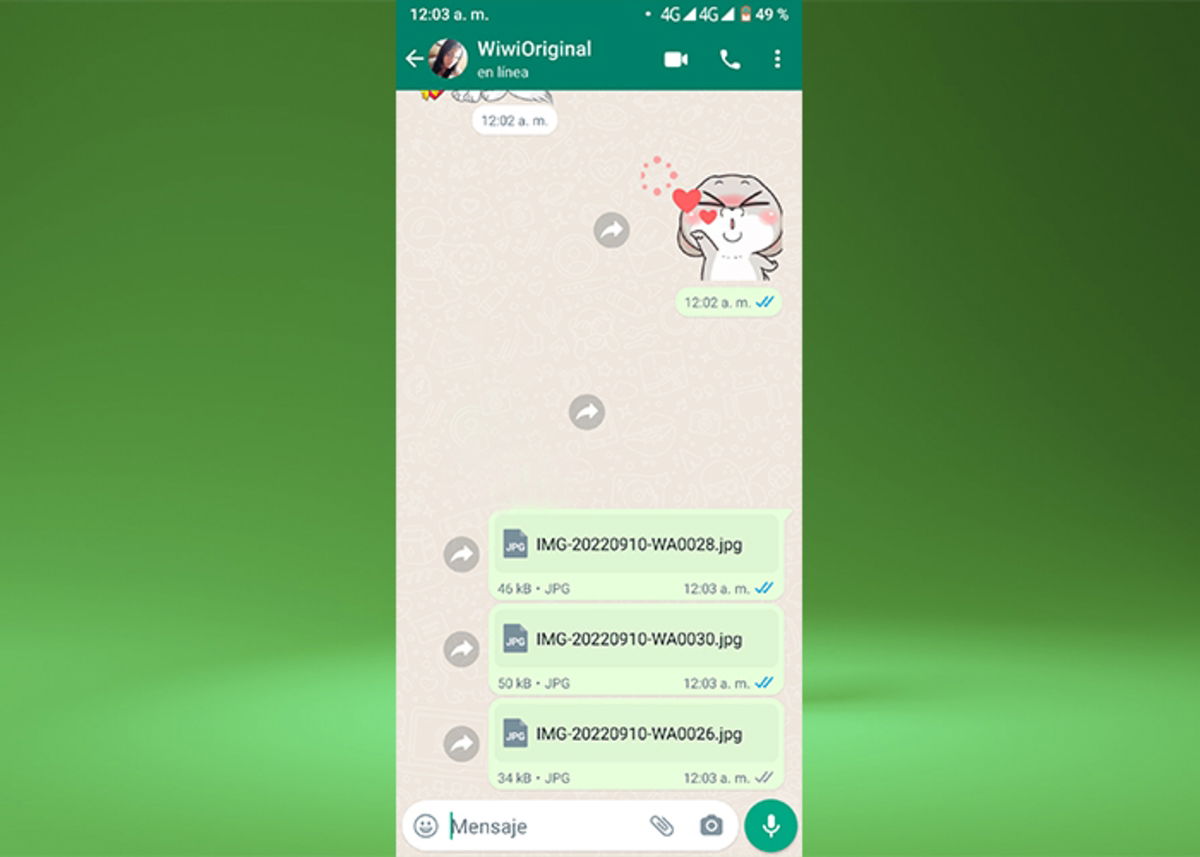 Cómo enviar fotos como documentos en WhatsApp