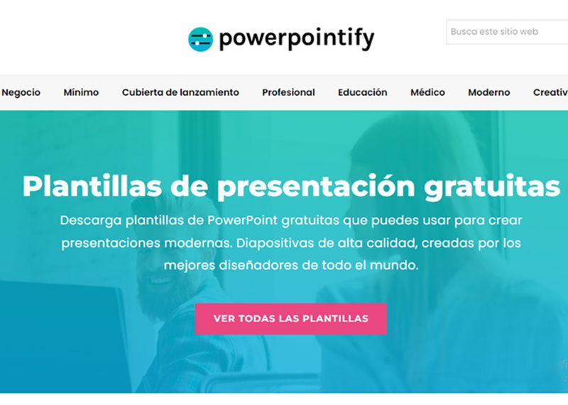 8 webs para descargar plantillas de PowerPoint gratis