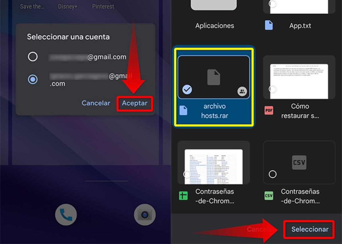 Cómo poner accesos directos a Google Drive en el móvil