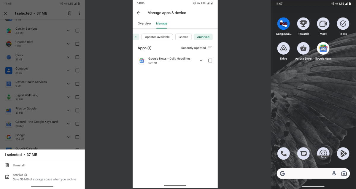 Google Play se actualiza con una nueva función que te permitirá ahorrar espacio en tu móvil