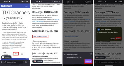 Con esta app puedes ver todos los canales de televisión en tu móvil ...