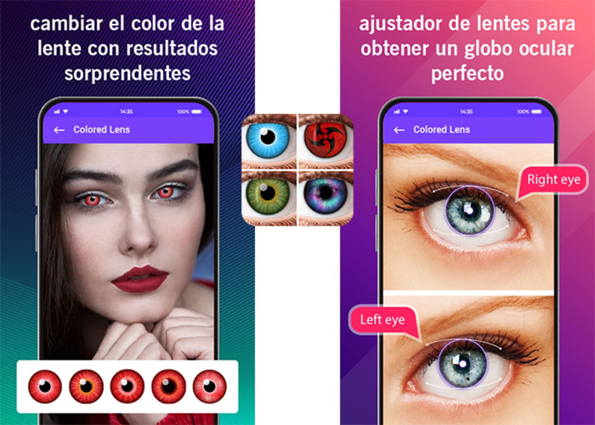 Las mejores 8 apps para cambiar el color de los ojos