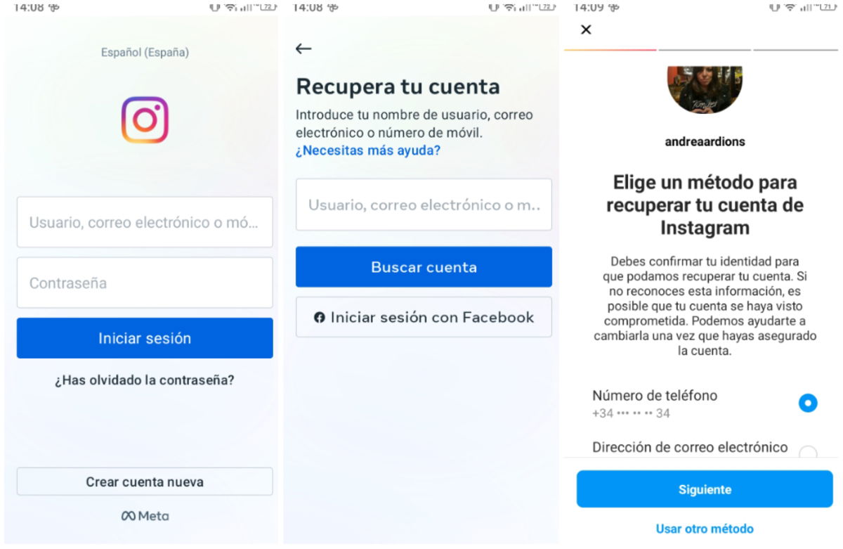 Cómo recuperar una cuenta de Instagram paso a paso