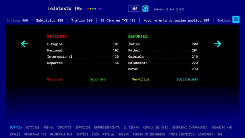 Cómo ver el teletexto online: todas las formas