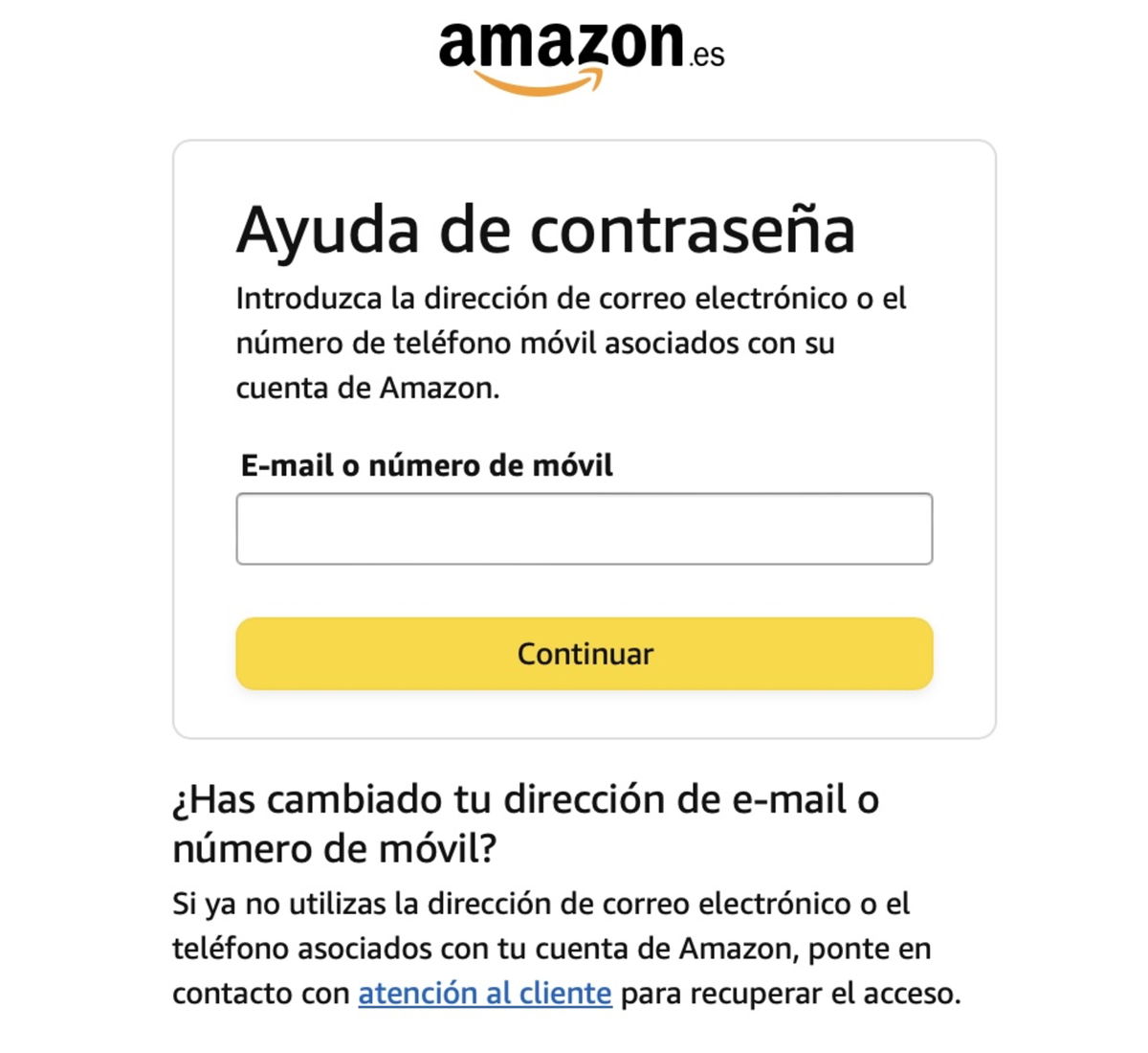 Cómo recuperar la contraseña de tu cuenta de Amazon