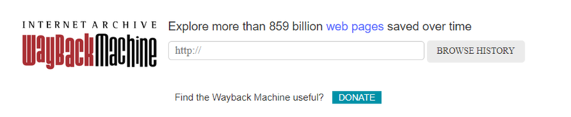 Cómo ver la versión antigua de una página web