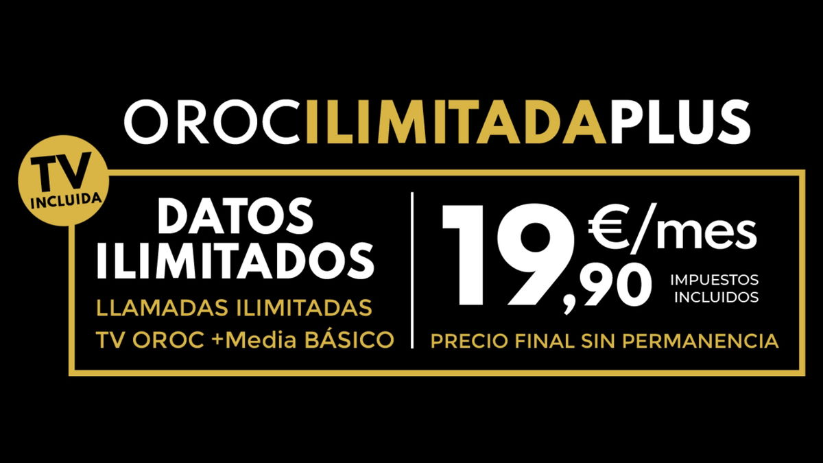 350 GB y televisión con 80 canales por menos de 20 euros: así es la nueva tarifa de OROC
