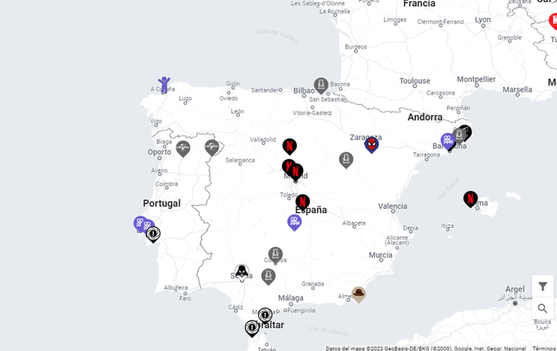 Descubre el Google Maps del cine: este mapa te muestra que películas o ...