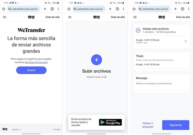 Qué es WeTransfer y cómo compartir archivos a través de la plataforma