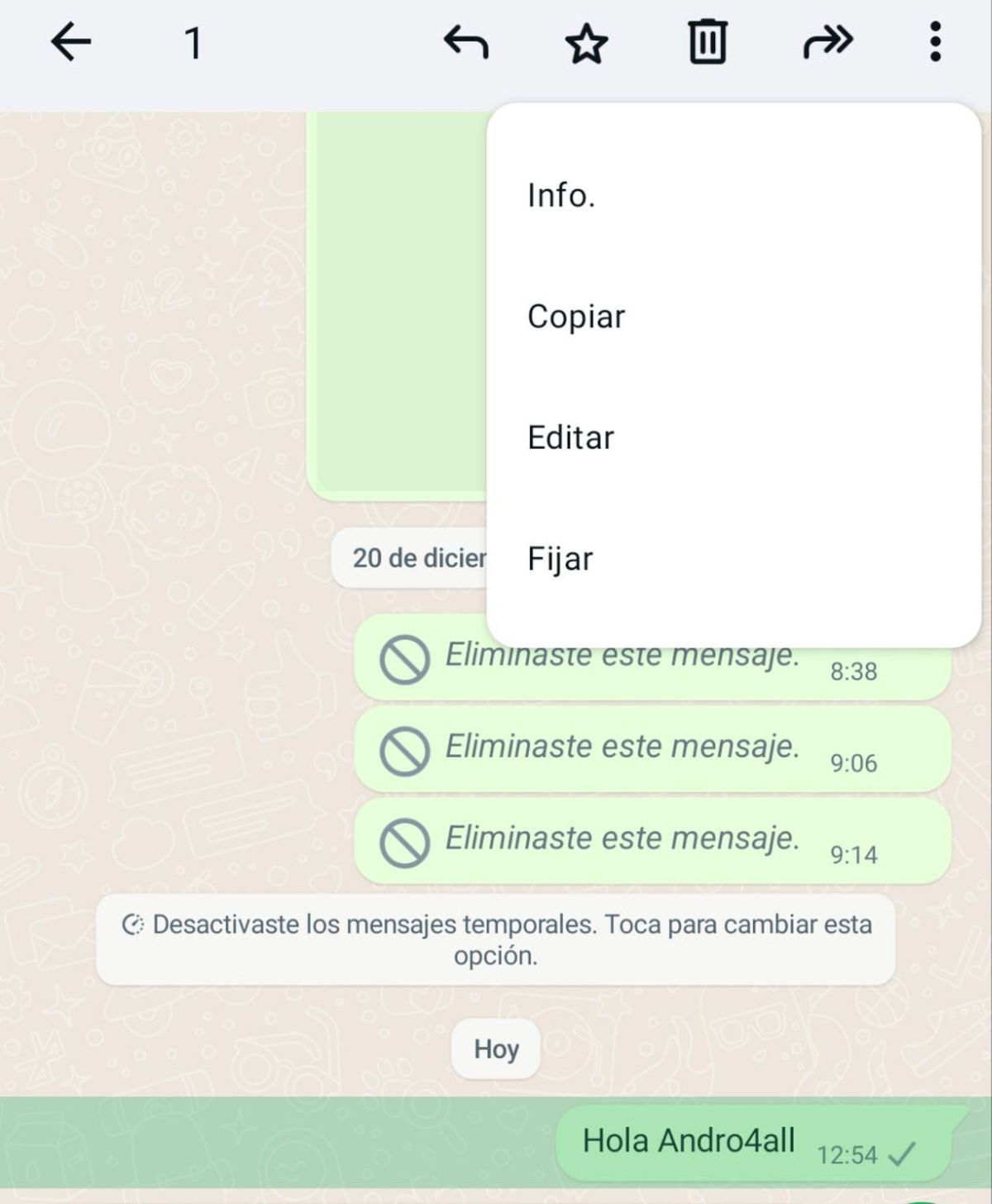 Cómo Fijar Un Mensaje En Whatsapp Paso A Paso