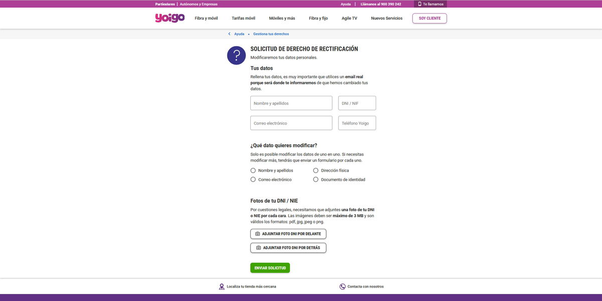 Cómo consultar la factura online en Yoigo