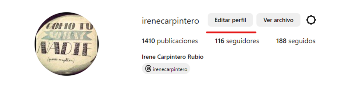 Cómo añadir un pronombre a tu perfil de Instagram