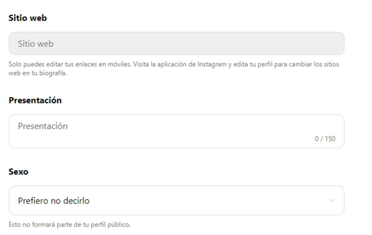 Cómo añadir un pronombre a tu perfil de Instagram