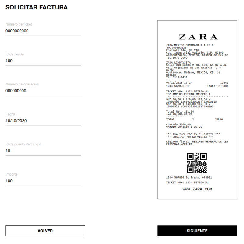 Cómo recibir y consultar tickets en la app de Zara