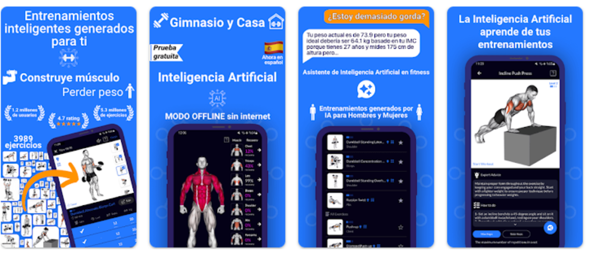 Las 4 mejores apps para hacer ejercicio con mancuernas y registrar ...